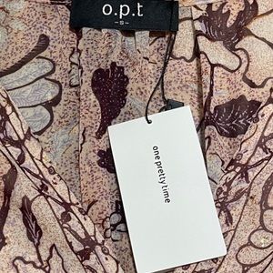 Anthropologie | Dresses | Opt One Pretty Time Anthropologie Floral Bird ...